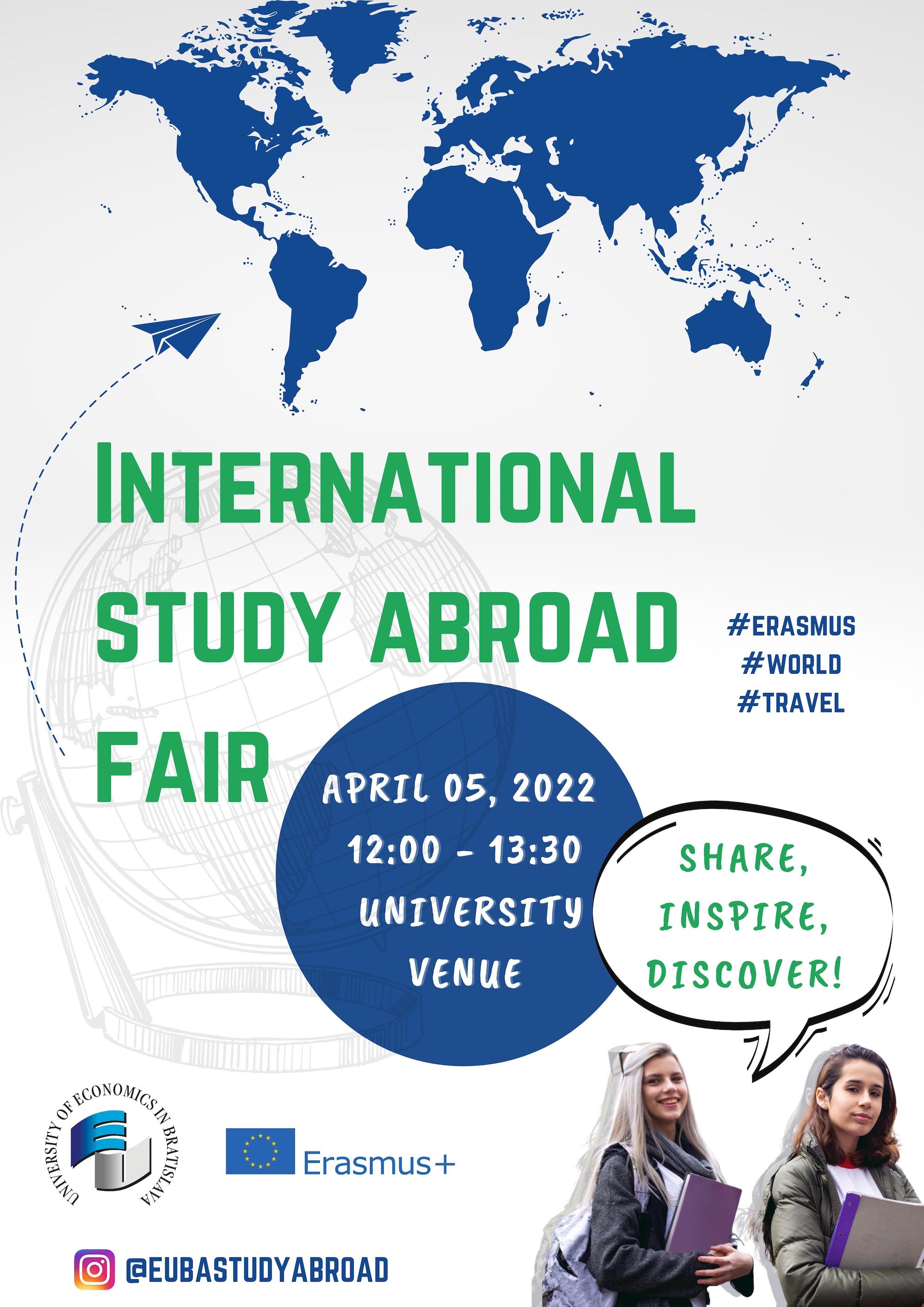 Invitation to the International Study Abroad Fair 2022 summer semester ...